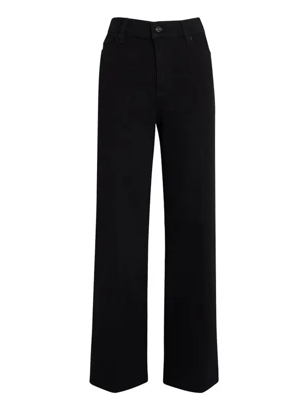 FRAME Le Slim Palazzo Wide-leg Jeans - Black