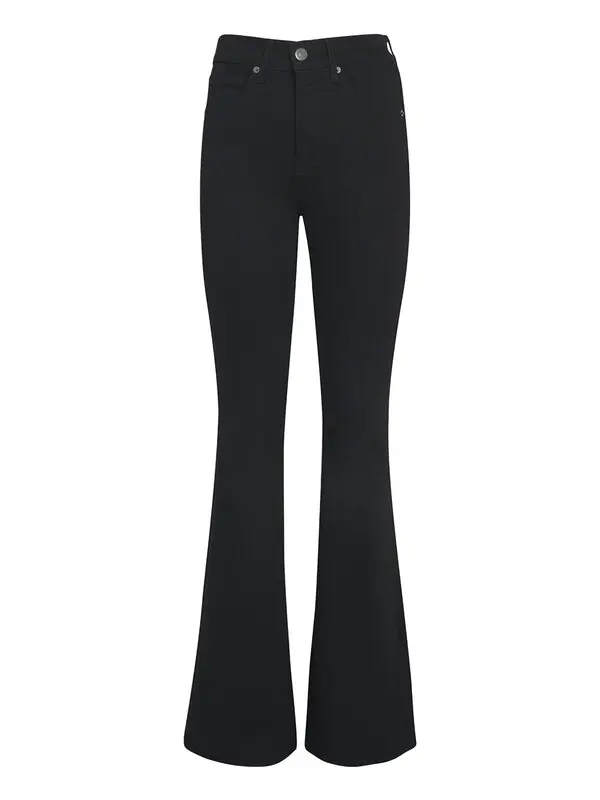 Veronica Beard Beverly High-rise Flared Jeans - Black