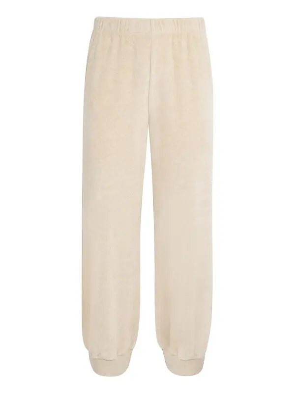 Suzie Kondi Cotton-blend Harem Sweatpants - Beige