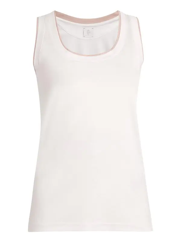 Eleventy Cotton Tank Top - White