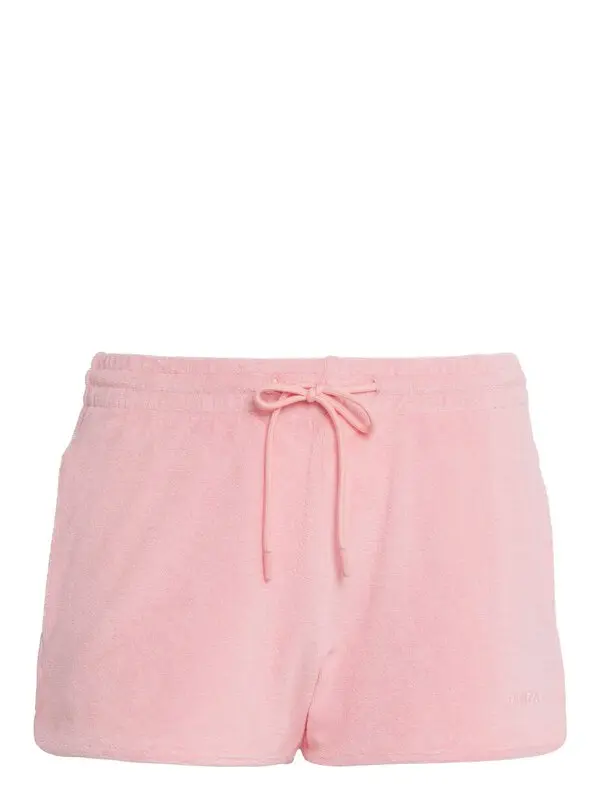 Hunza G Cotton Terry Towelling Shorts - Pink