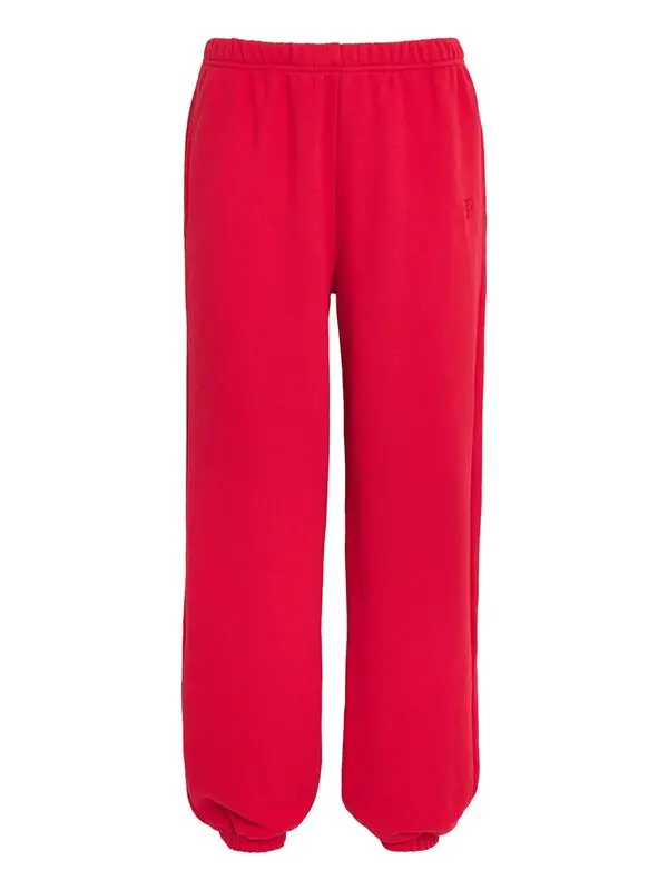 Eterne French Terry Sweatpants - Red