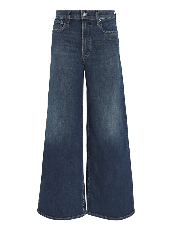 Rag & Bone Flexi Sofie High-rise Wide-leg Jeans - Blue