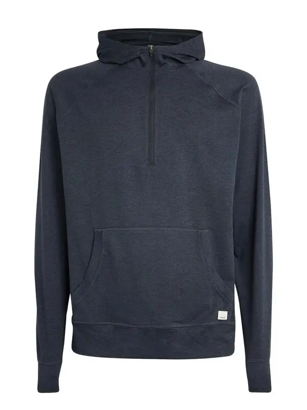 Vuori Ponto Performance Half-zip Hoodie - Navy