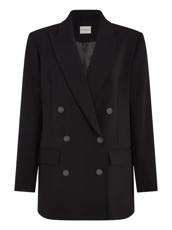 Claudie Pierlot Tailored Double-breasted Blazer - Black