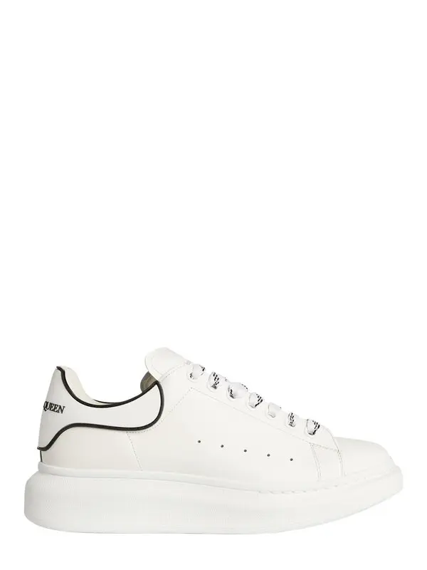 Alexander McQueen Leather Oversized Sneakers - White