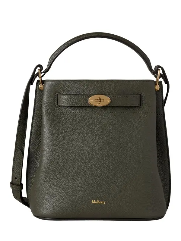 Mulberry Leather Islington Bucket Bag - Green