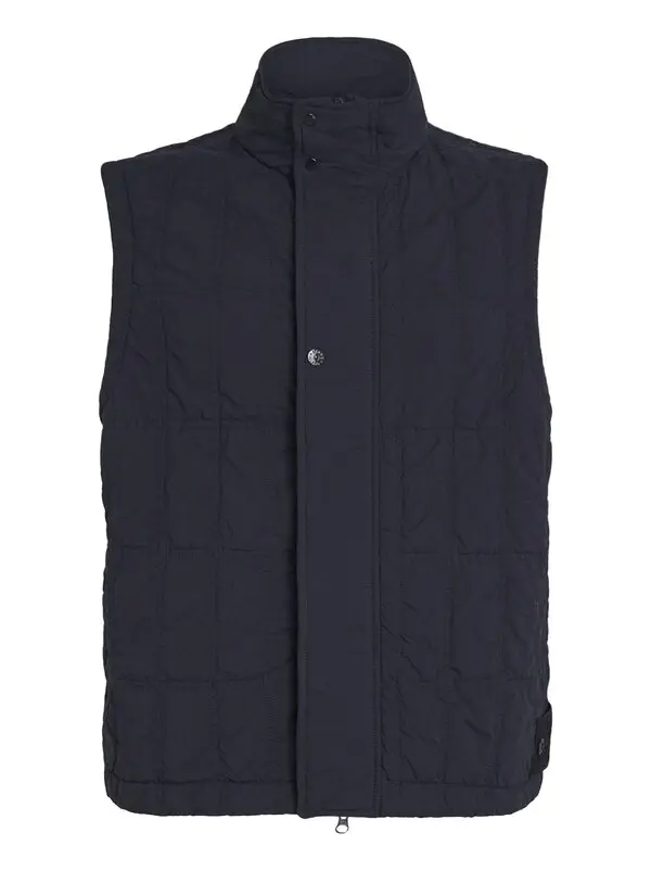 Stone Island Ghost Piece Econyl Gilet - Navy