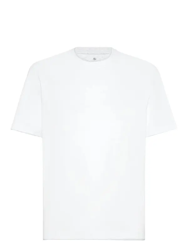 Brunello Cucinelli Cotton Faux-layered T-shirt - White