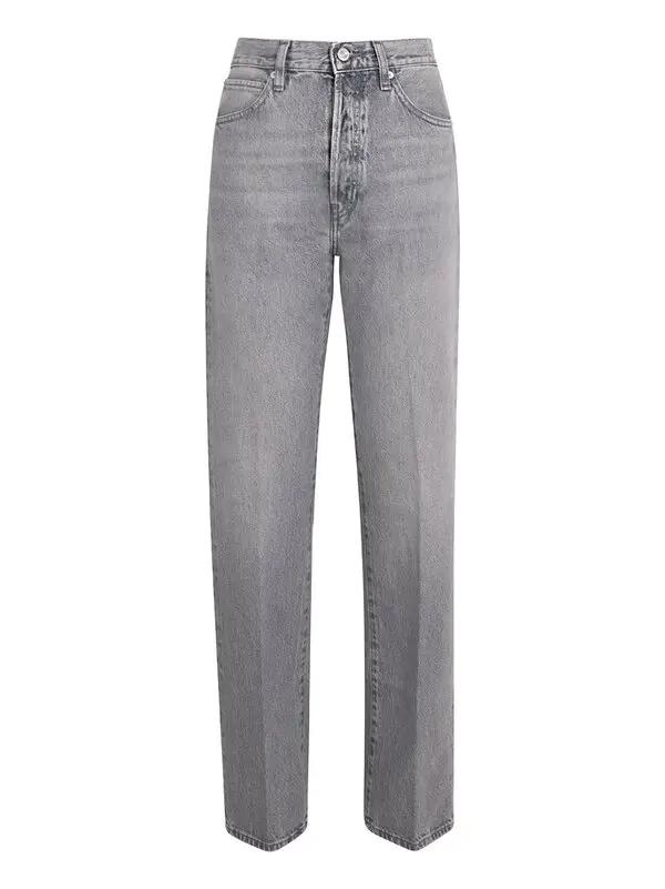 FRAME The Vertical Straight Jeans - Grey