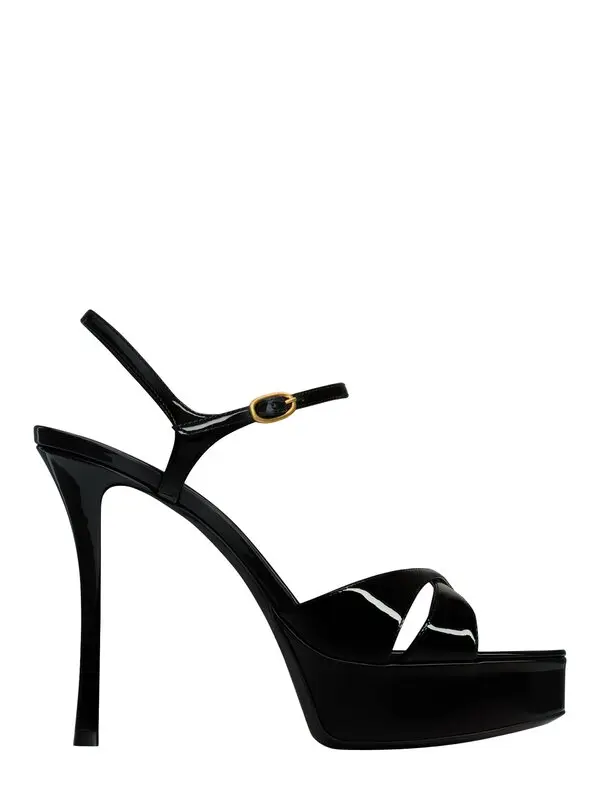 Saint Laurent Debbie Platform Sandals 85 - Black