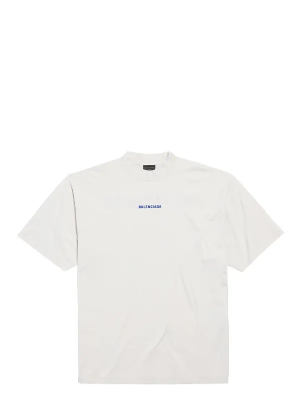 Balenciaga Cotton Logo T-shirt - Gold