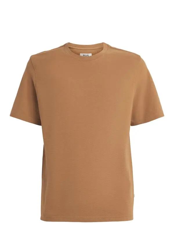 WAX LONDON Organic Cotton Dean T-shirt - Beige