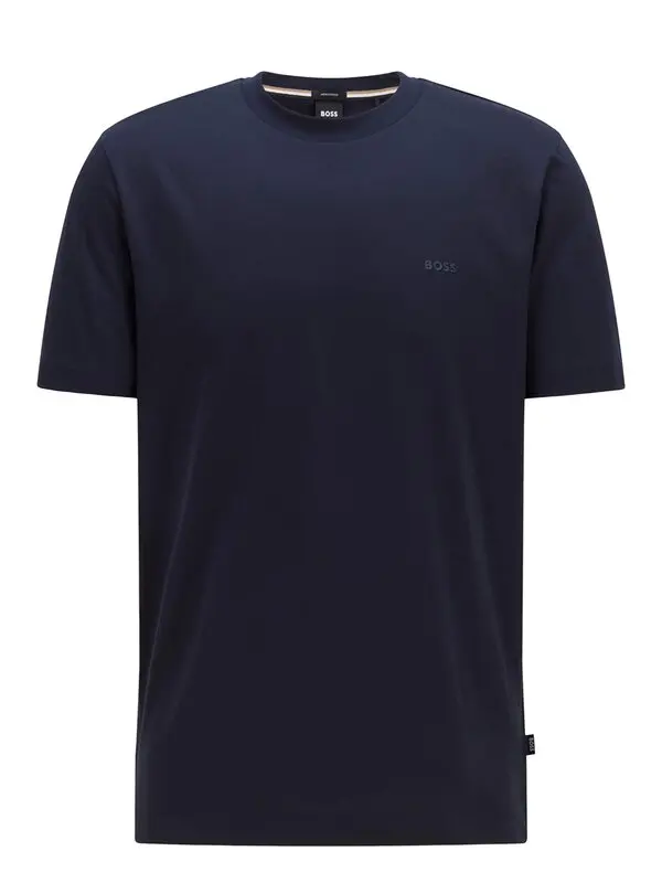 BOSS Cotton Logo T-shirt - Blue