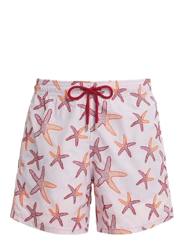 Vilebrequin Embroidered Starfish Mistral Swim Shorts - Pink