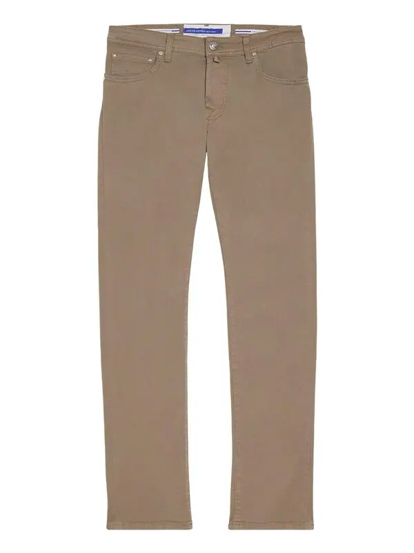 Jacob Cohen Stretch-cotton Nick Slim Chinos - Grey