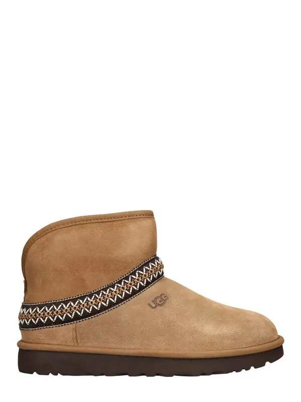 UGG Classic Mini Crescent Boots - Beige