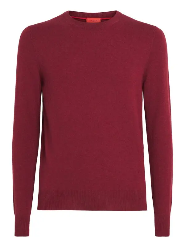Isaia Cashmere Crew-neck Sweater - Red