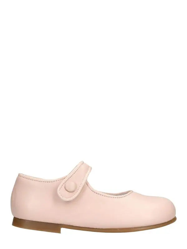 PAPOUELLI Leather Catalina Mary Janes - Pink