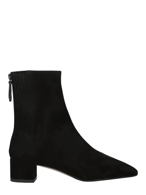 AQUAZZURA Suede Ankle Boots - Black