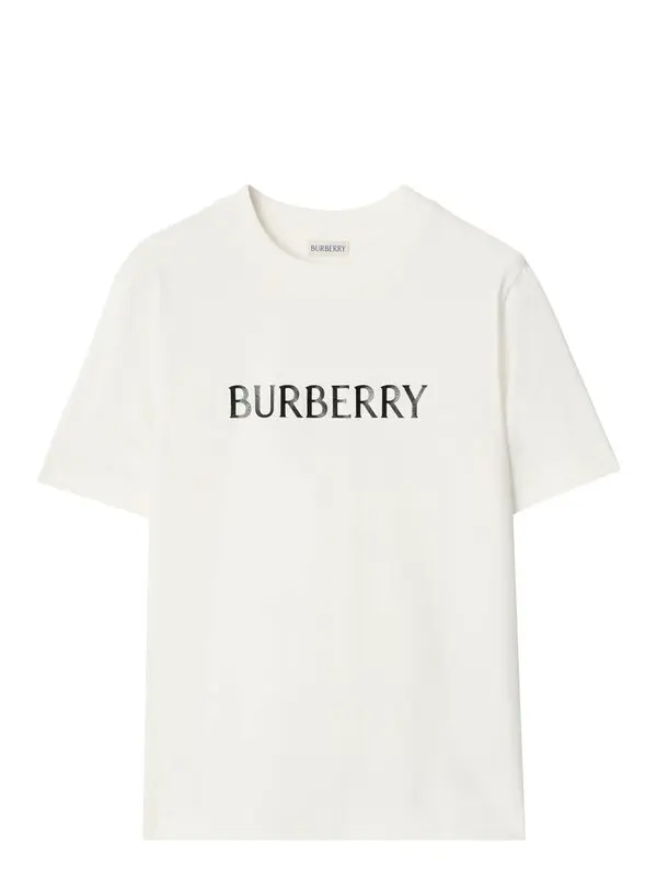 Burberry Cotton Logo T-shirt - White