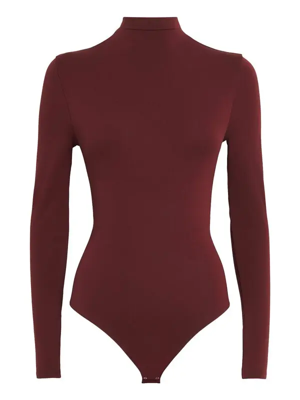 Wolford Shaping Body Bodysuit - Burgundy