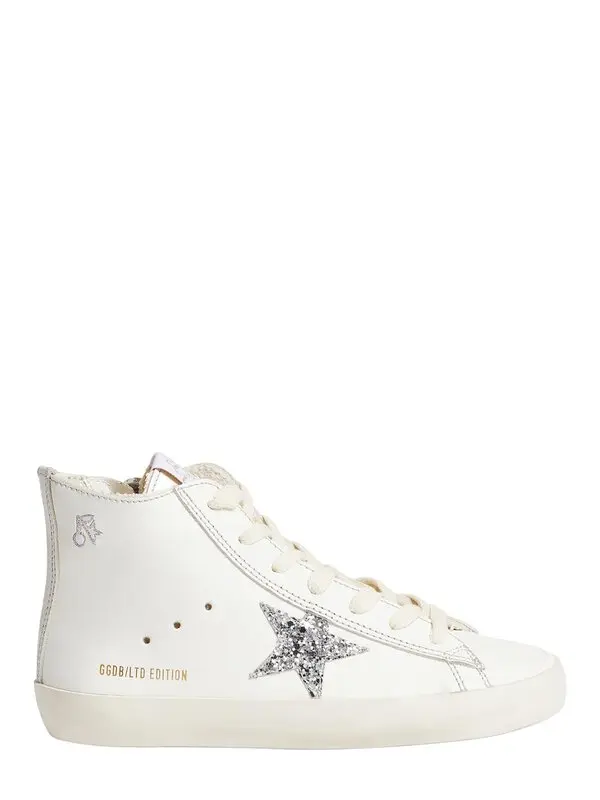 Bonpoint X Golden Goose Leather High-top Sneakers - White