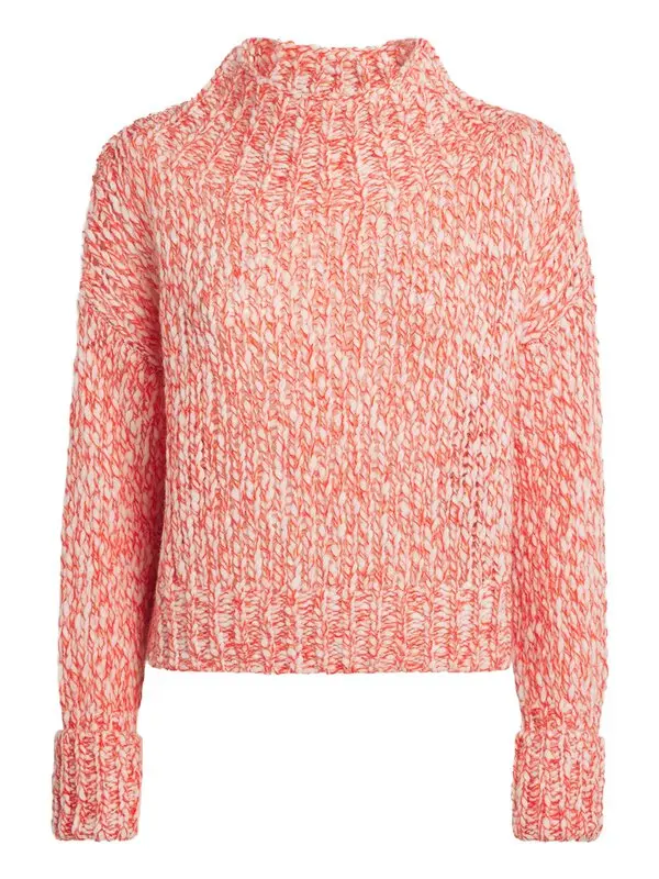 Max & Co. Wool-blend Mock-neck Sweater - Red