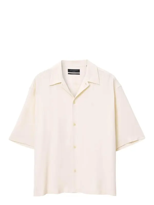 ALLSAINTS Embroidered Rialto Shirt - White