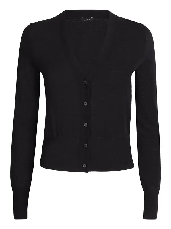 JOSEPH Cashair Cashmere Cardigan - Black