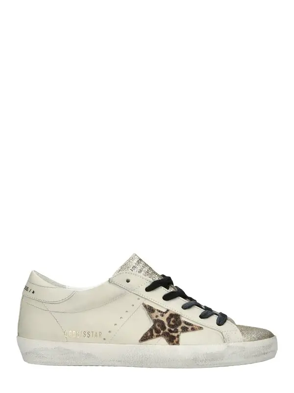 Golden Goose Super-star Leather Sneakers - Beige