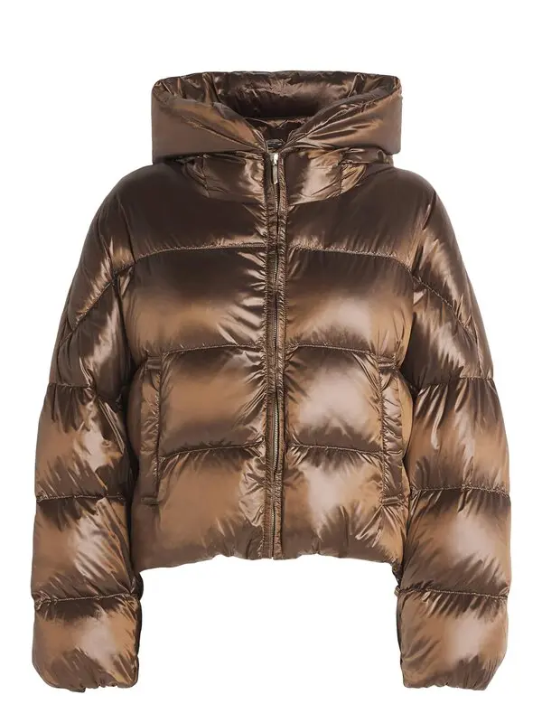 Max Mara The Cube Quilted Jacket - Gold