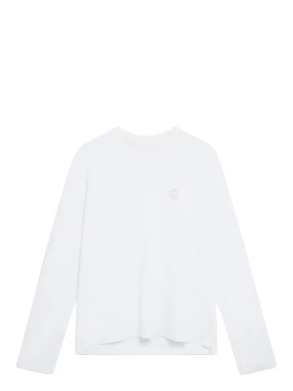 Dunhill Wool Athluxury Long-sleeve T-shirt - White