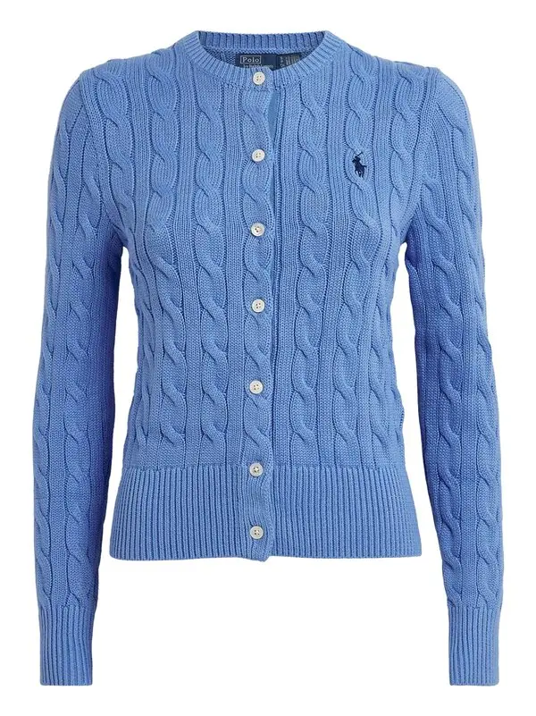 Polo Ralph Lauren Cotton Cable-knit Cardigan - Blue