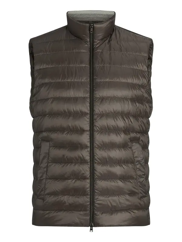 Herno Resort Padded Down Gilet - Brown