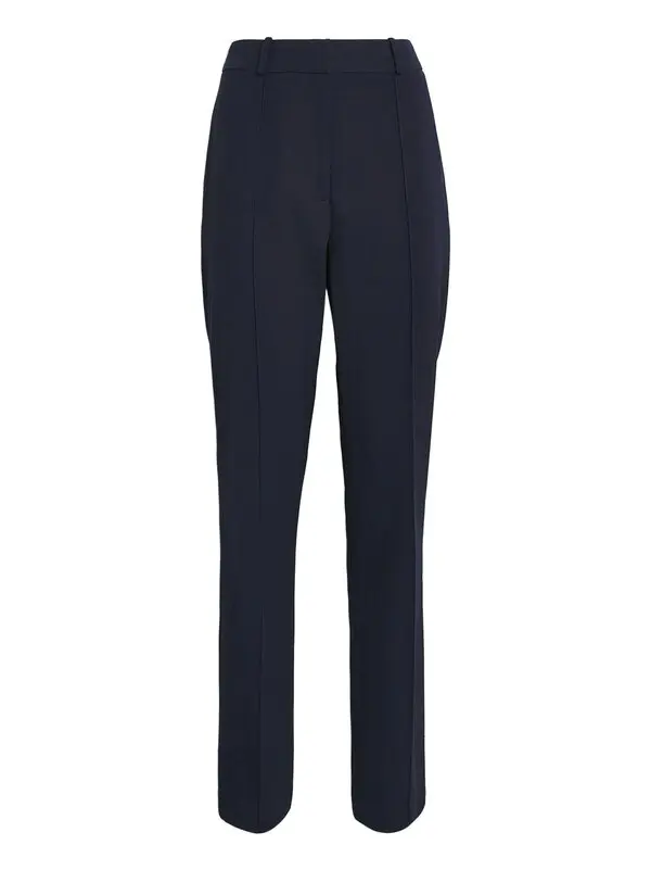 Claudie Pierlot High-rise Cigarette Trousers - Blue