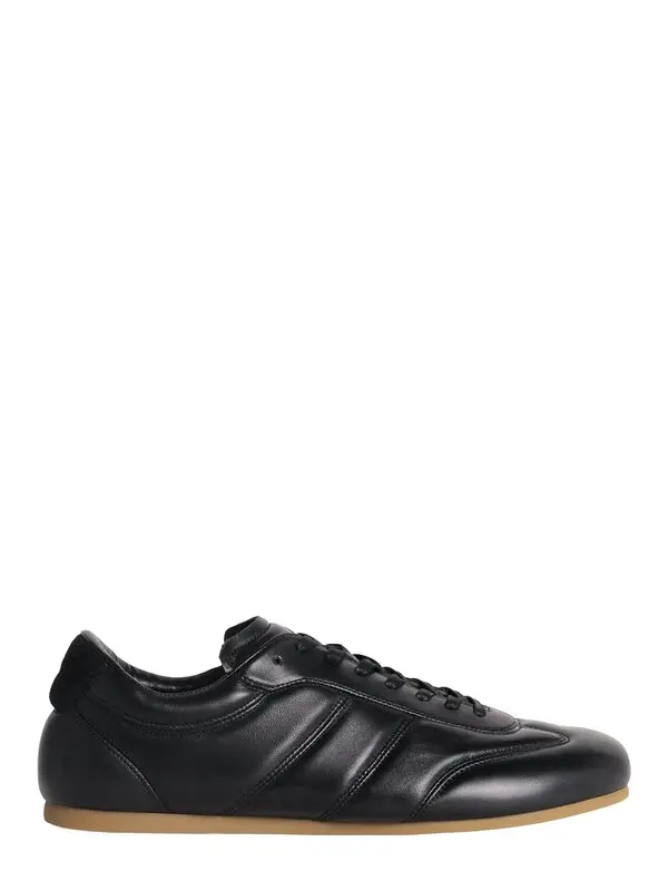 LEMAIRE Leather Runner Sneakers - Black