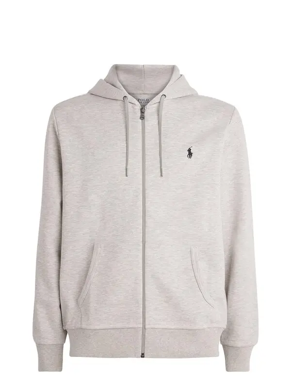 Polo Ralph Lauren Polo Pony Zip-up Hoodie - Grey