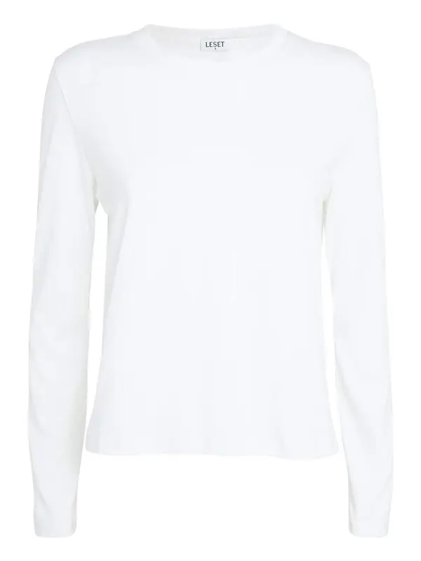 LESET Long-sleeved Maya T-shirt - White