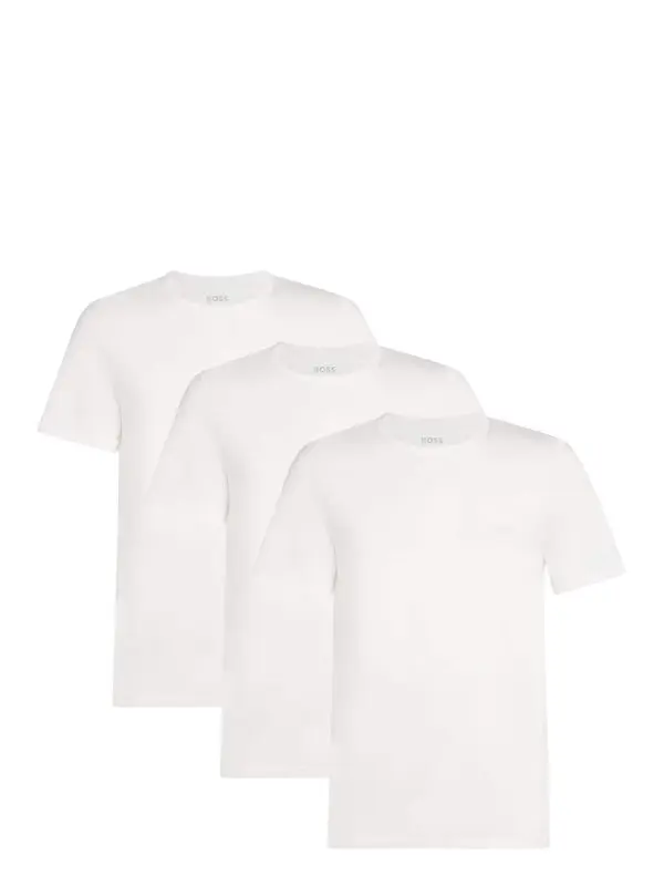 BOSS Cotton Logo T-shirt - White