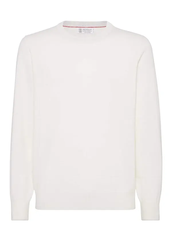 Brunello Cucinelli Cashmere Sweater - White