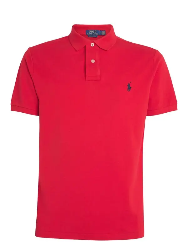Polo Ralph Lauren Cotton Polo Pony Polo Shirt - Red