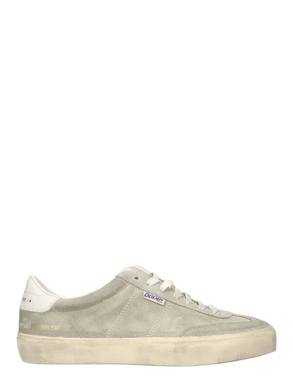 GOLDEN GOOSE Soul Star Suede Sneakers - Beige