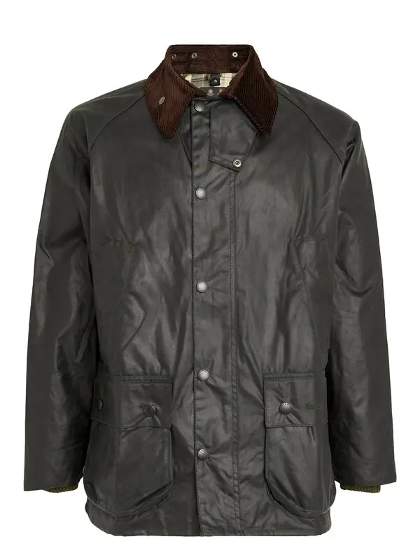 Barbour Waxed Bedale Jacket - Green