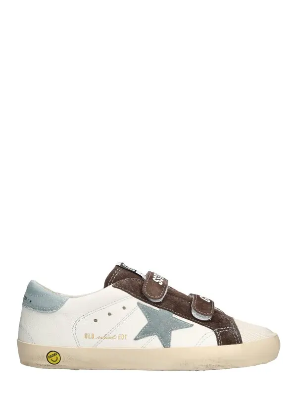 GOLDEN GOOSE Leather Old School Sneakers - Brown