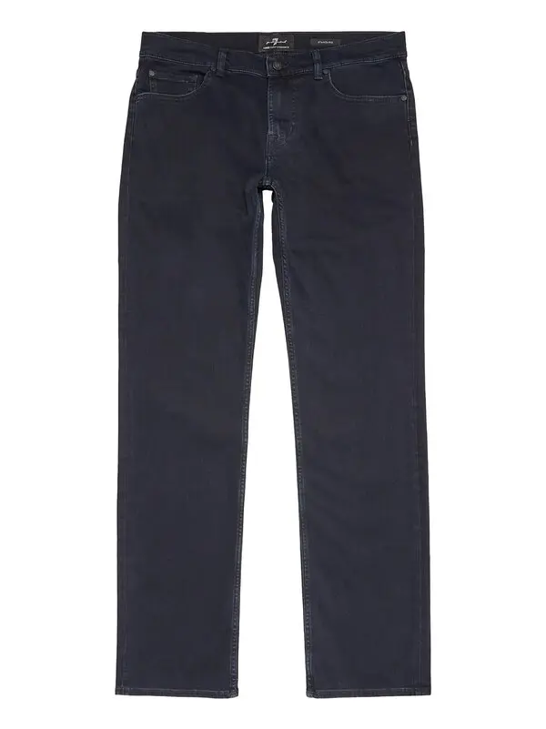 7 For All Mankind Standard Straight Jeans - Navy