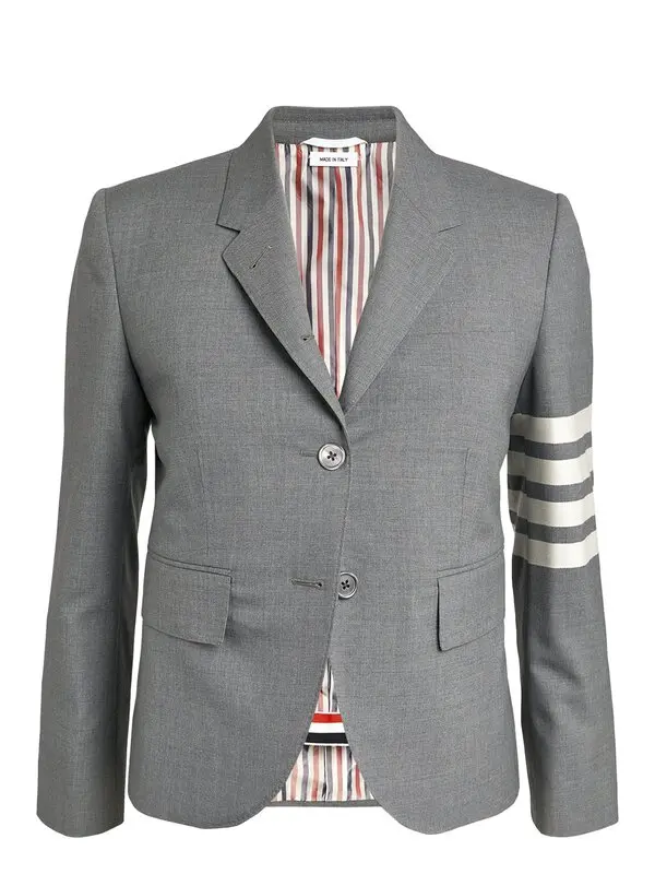Thom Browne Wool Sport Coat - Grey