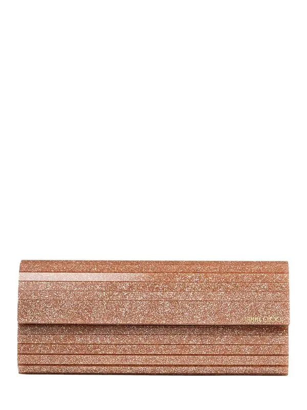 JIMMY CHOO Sweetie Glitter Clutch - Pink
