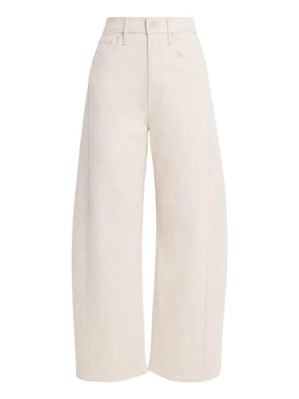 MOTHER The Half-pipe Wide-leg Jeans - Ivory