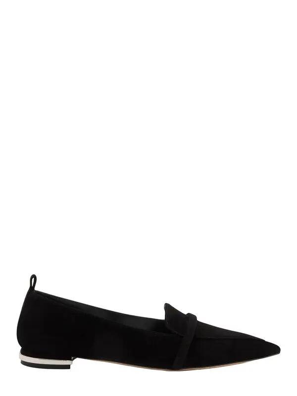 MALONE SOULIERS Dora Leather Loafers - Black